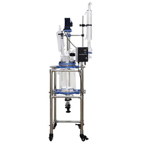 Chemical Lab Jacketed Glass Reactor Vessels — Blue Tiger Scientific