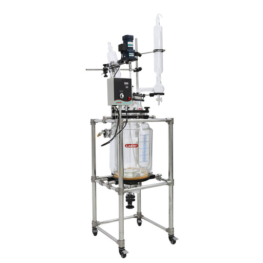 Chemical Lab Jacketed Glass Reactor Vessels — Blue Tiger Scientific