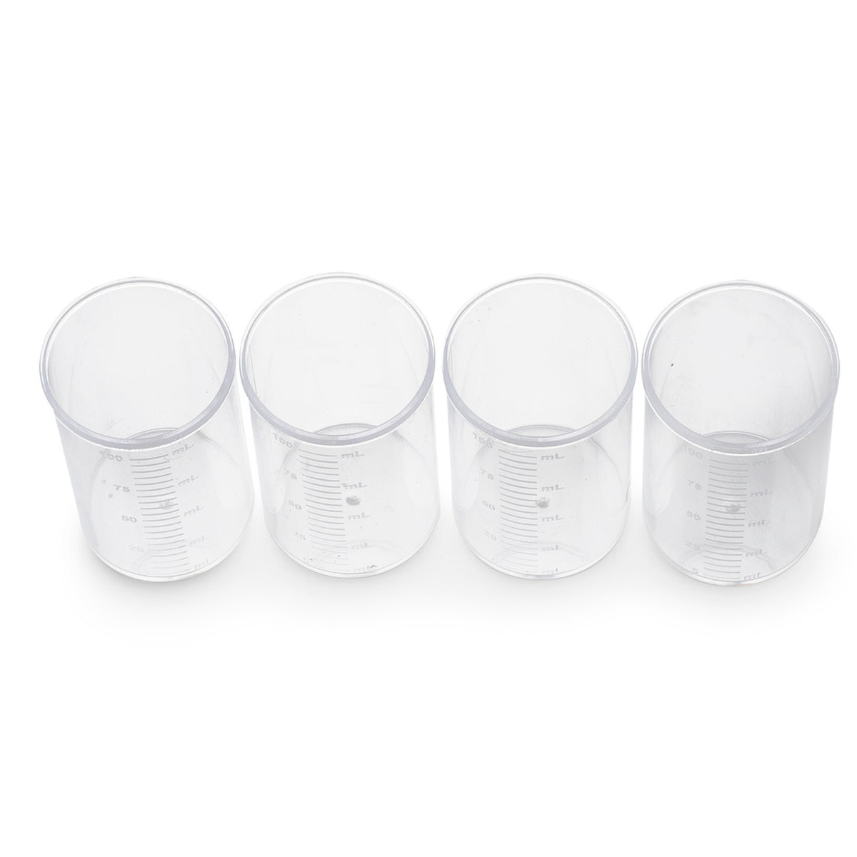 50 mL Plastic Beakers - Set of 4 — Blue Tiger Scientific