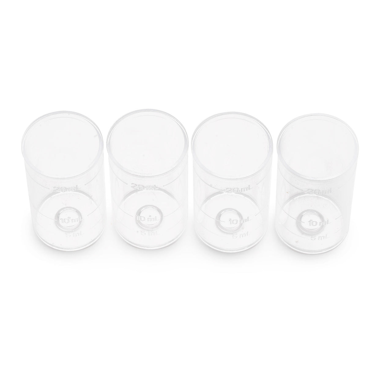 Milwaukee 25 mL Plastic Beakers - Set of 4 — Blue Tiger Scientific