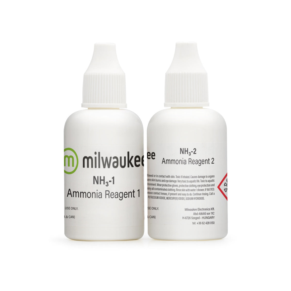 Milwaukee Low-Range Ammonia Reagents — Blue Tiger Scientific