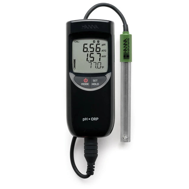 Hanna HI991003: Waterproof pH/ORP/Temp Meter | Sensor Check — Blue ...